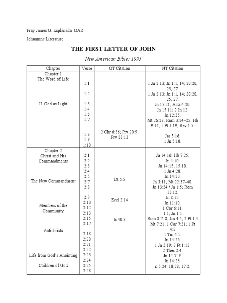 First Letter of John | PDF | Systematic Theology | Abrahamic Religions