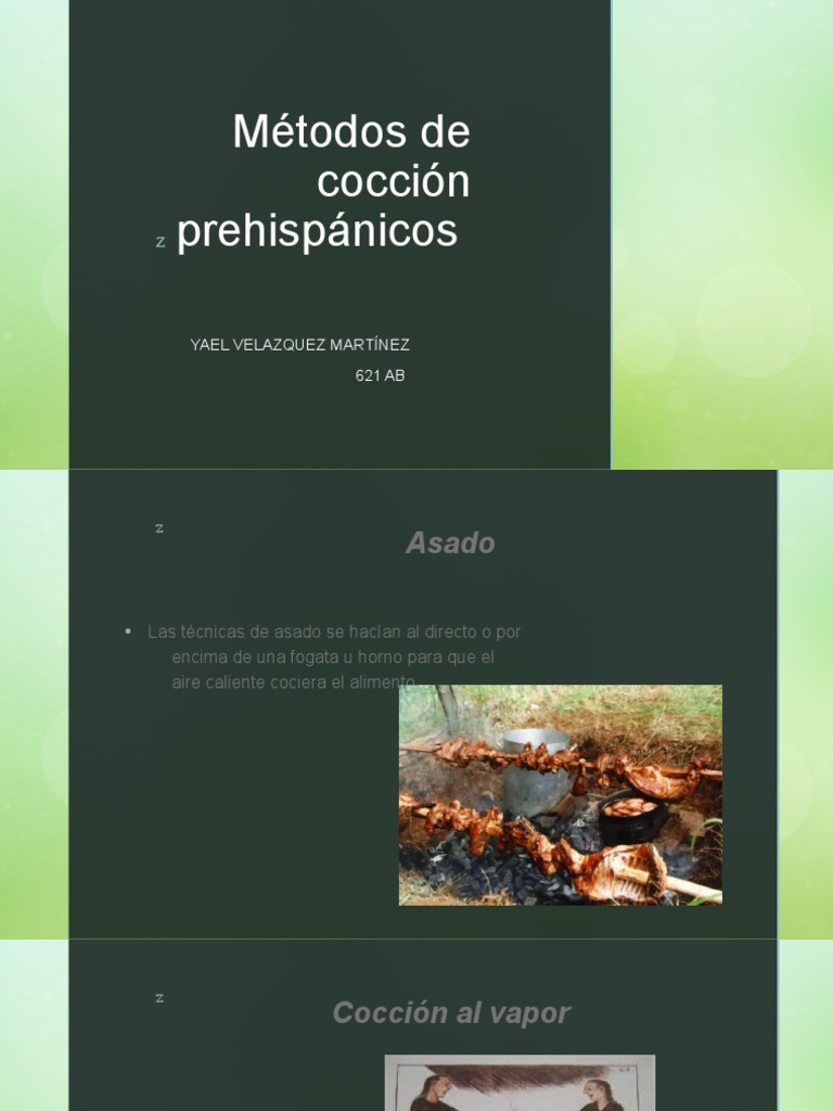 Métodos de Cocción Prehispánicos | PDF