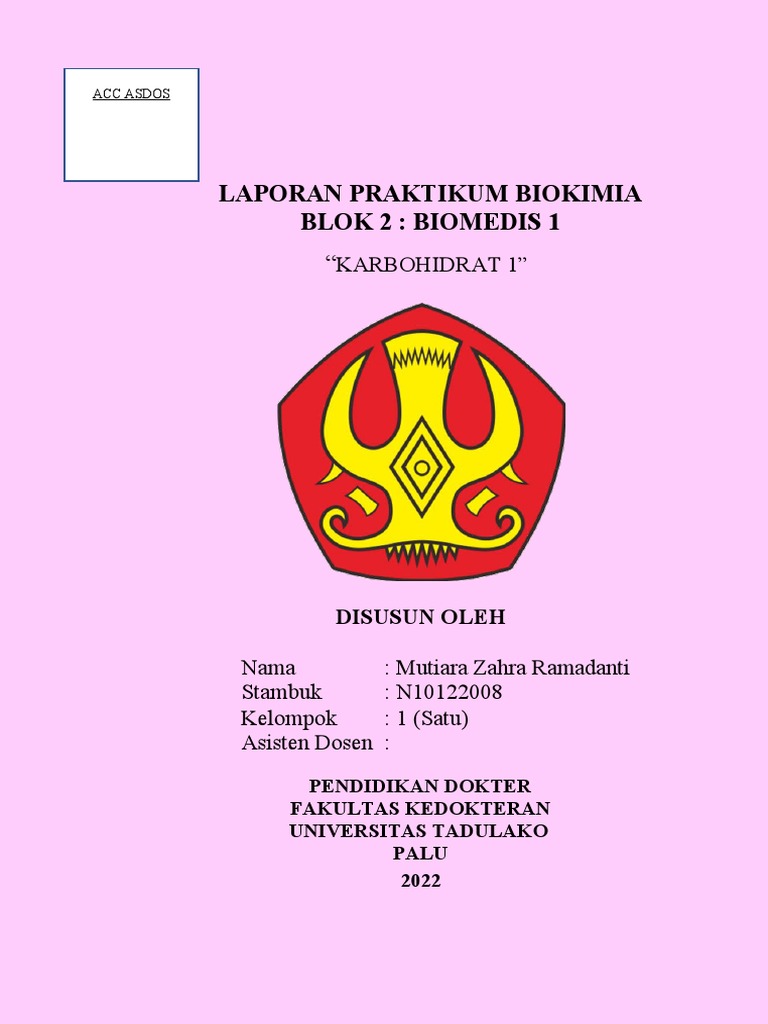 Uji Kualitatif Karbohidrat Biokimia | PDF | Sains & Matematika | Teknologi & Rekayasa