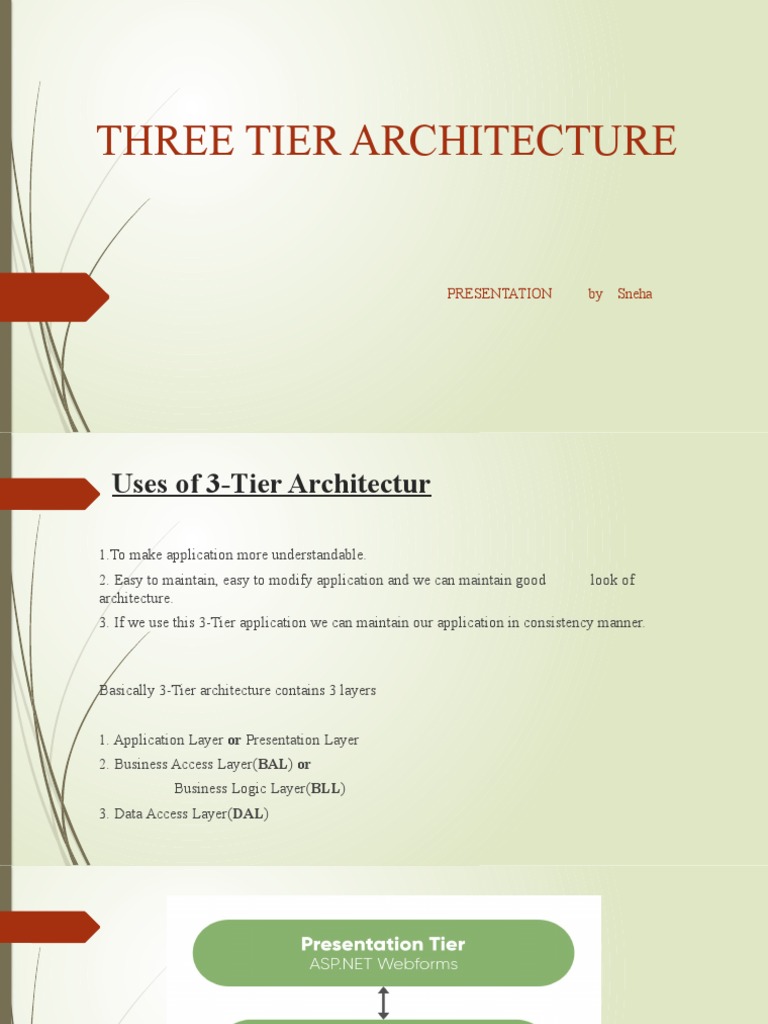 3tier My | PDF | Client–Server Model | Databases
