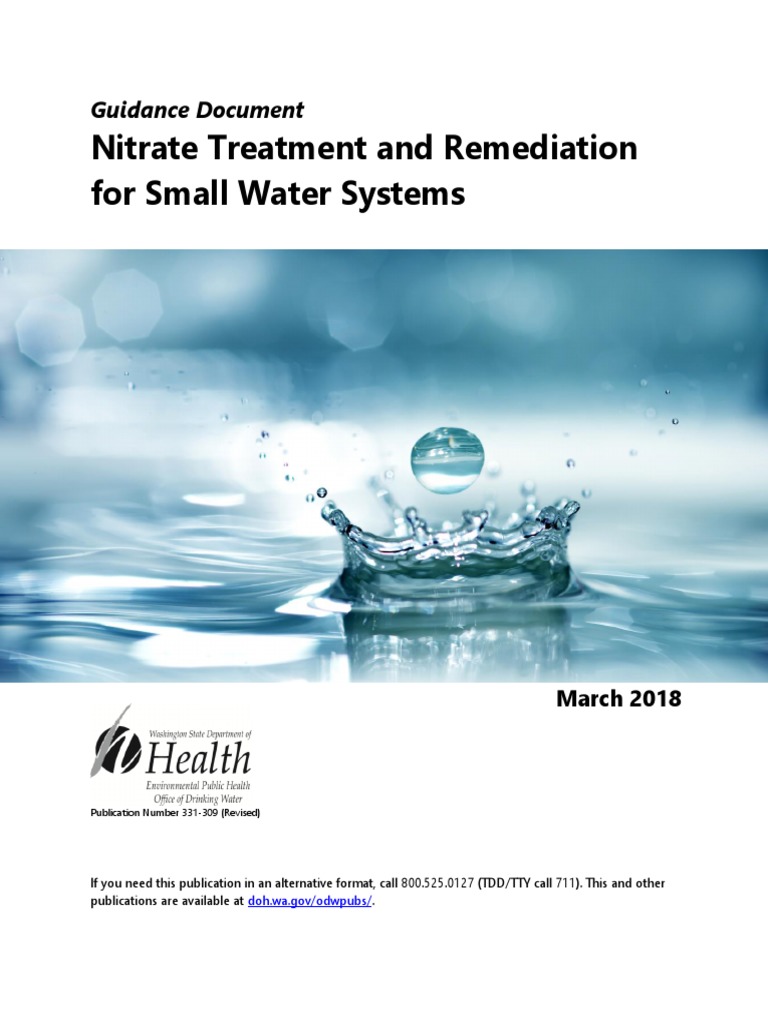Nitrate Treatment and Remediation For Small Water Systems 2018 | PDF ...