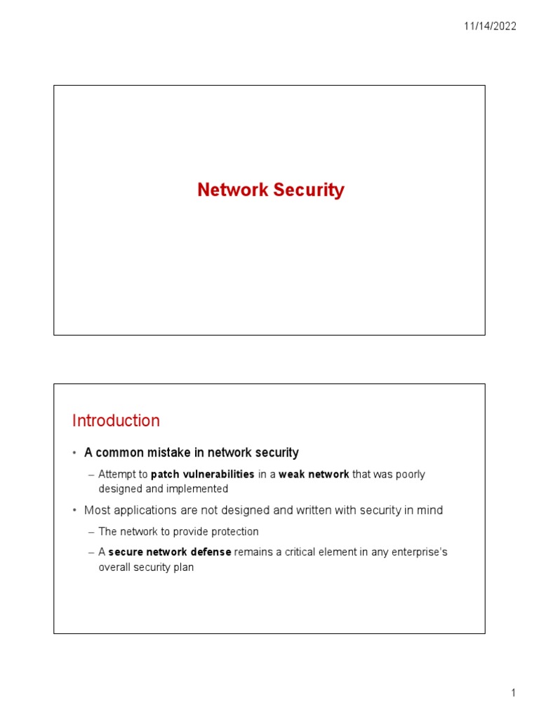Network Security | PDF