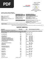 Rezultate Analize Medicale - MedLife | PDF