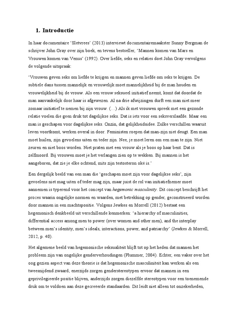 Eerste Poging Inleiding, TK & Methoden | PDF