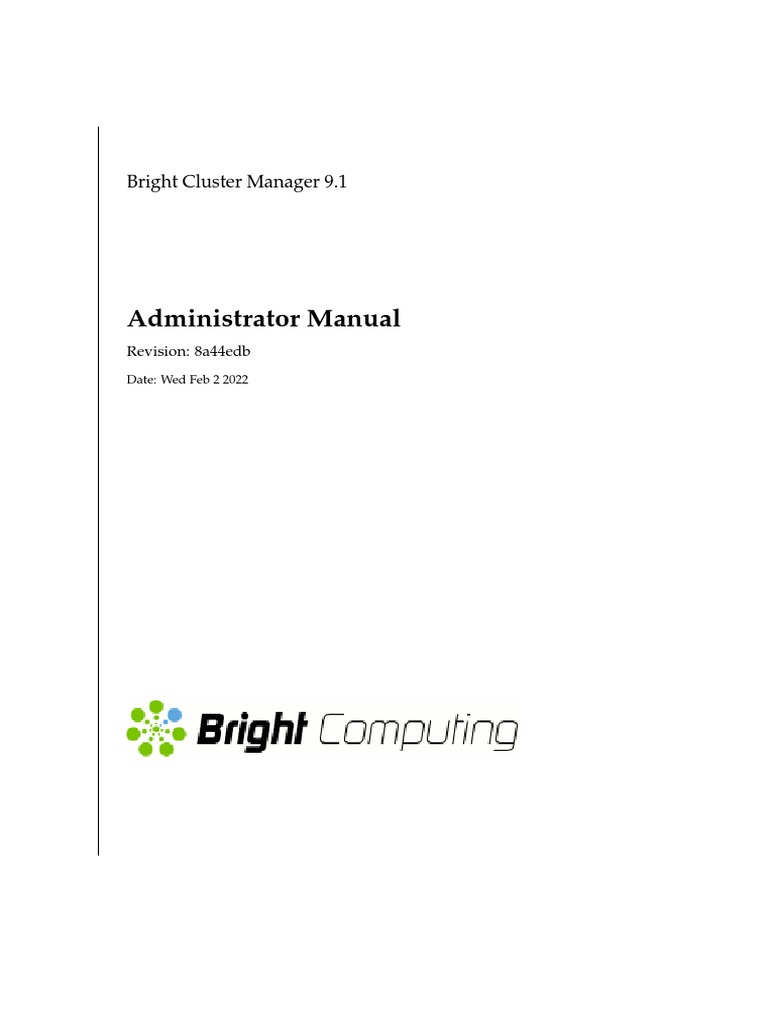 Bright Cluster Manager-Admin-Manual | PDF | Graphics Processing Unit | Computing