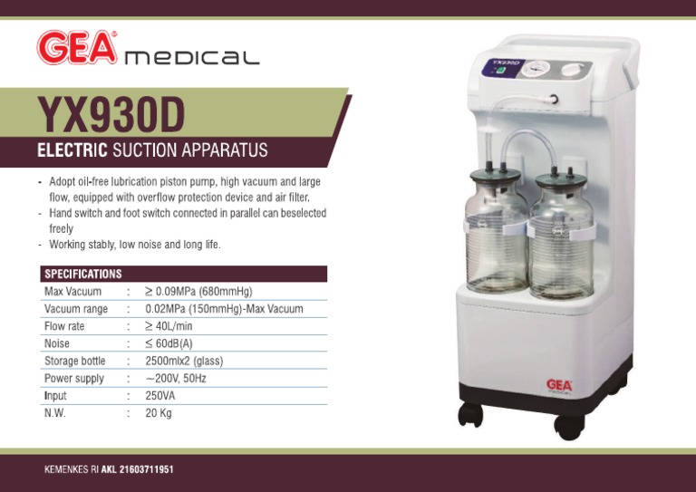 Suction Pump YX930D | PDF