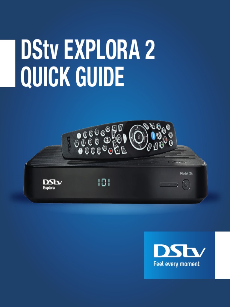 DSTV Explora 2a Quick Guide | PDF