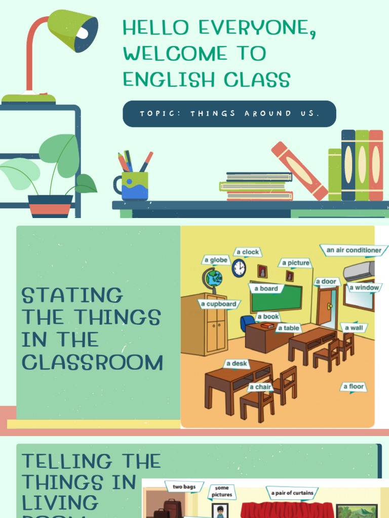 English 7B - Things Around Us | PDF