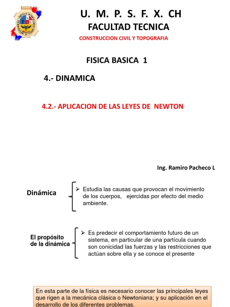 5.2 Dinamica | PDF | Las leyes del movimiento de Newton | Fuerza