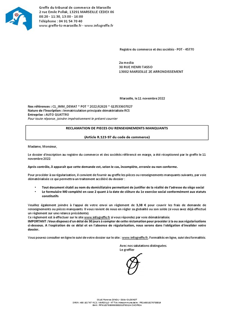 Demande Pièce Jointe | PDF