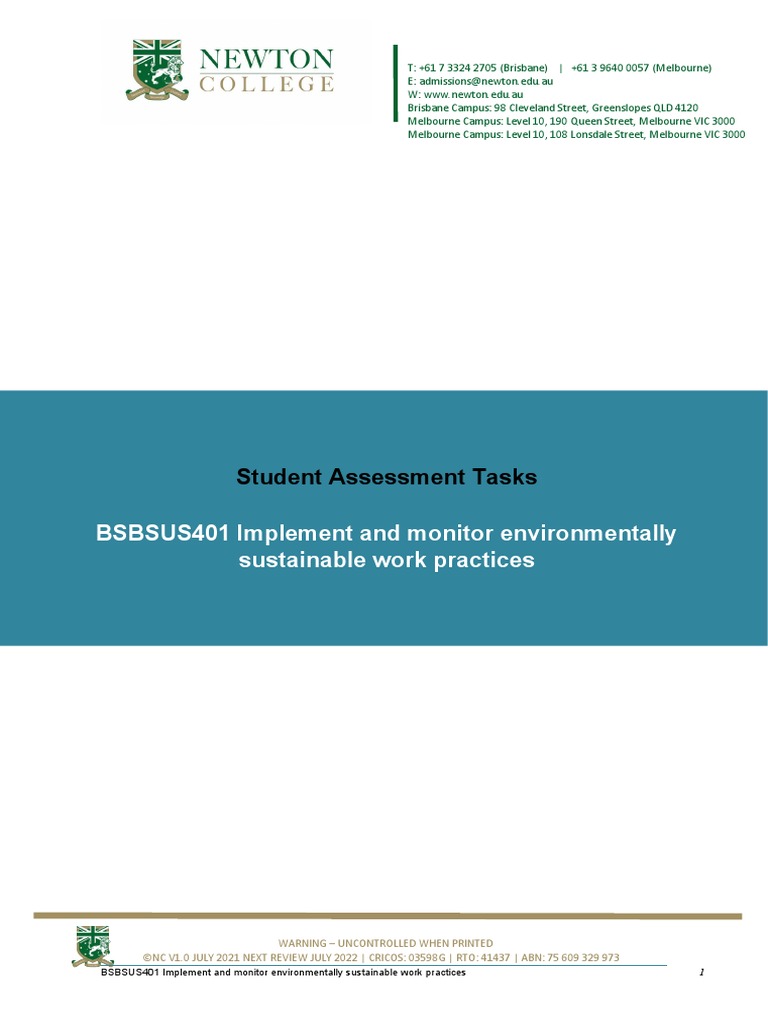 BSBSUS401 Assessment Answer | PDF | Career & Growth