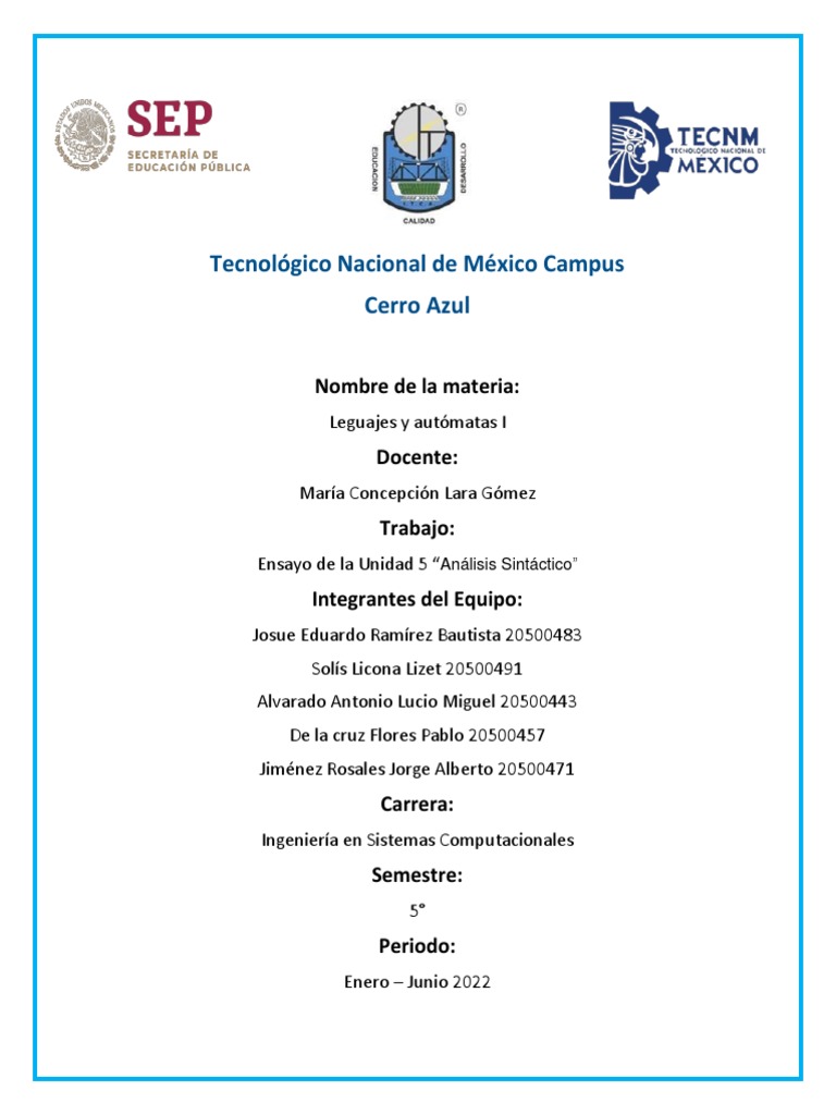 Lya T5 Resumen Tema 5 Pdf Compilador Analizando