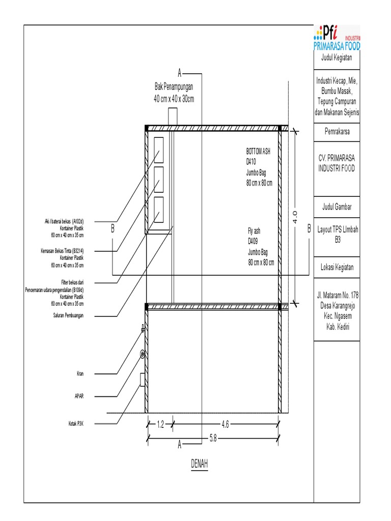Rancang Bangun TPS B3 | PDF