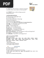 Catenative Verbs List | PDF | Verb | Language Mechanics