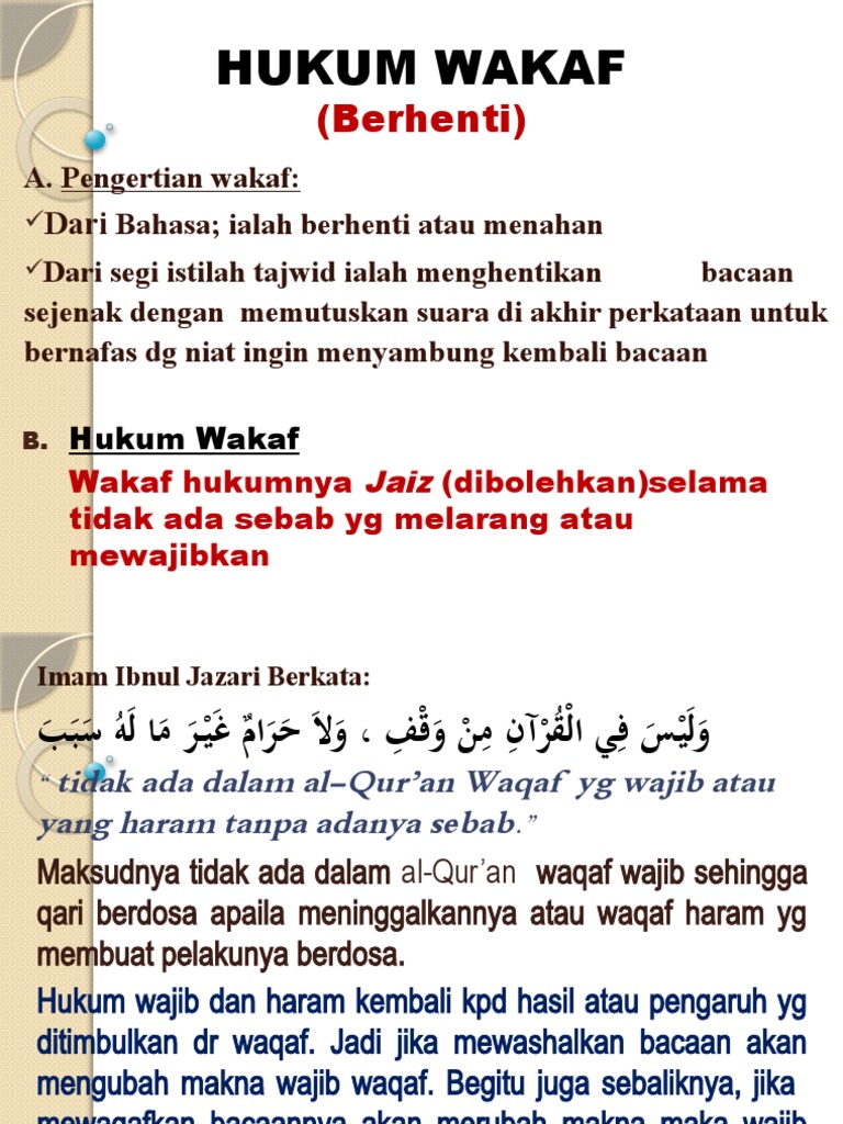 Hukum Wakaf Dan Ibtida | PDF
