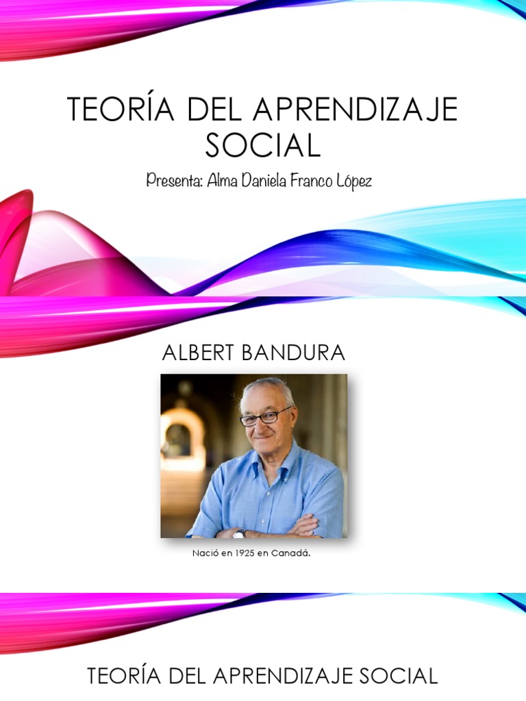 Teoría Del Aprendizaje Social Según Albert Bandura | PDF