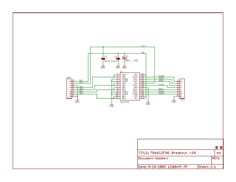 TB6612FNG Breakout v10 | PDF
