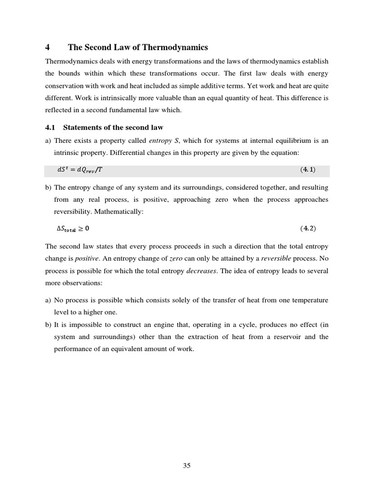 Notes - Chapter 4 and 5-Thermodynamics Properties of Fluids | PDF