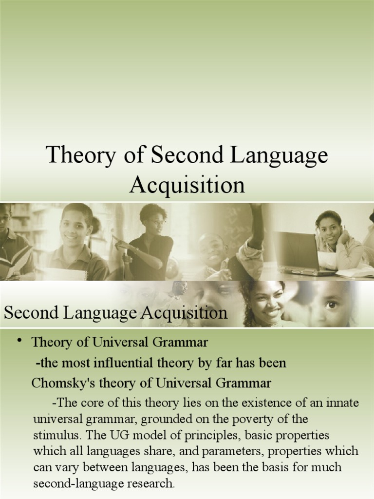 Stephen Krashen's Theory of Second Language Acquisition | PDF | Second ...