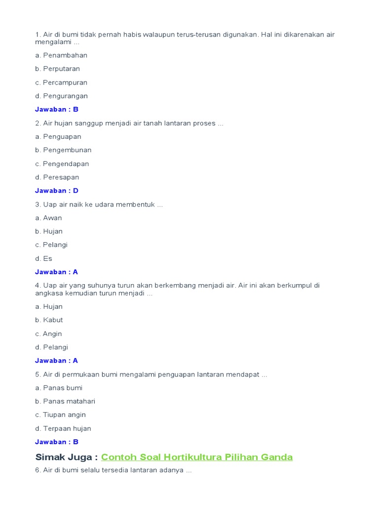 Soal Hidrologi | PDF