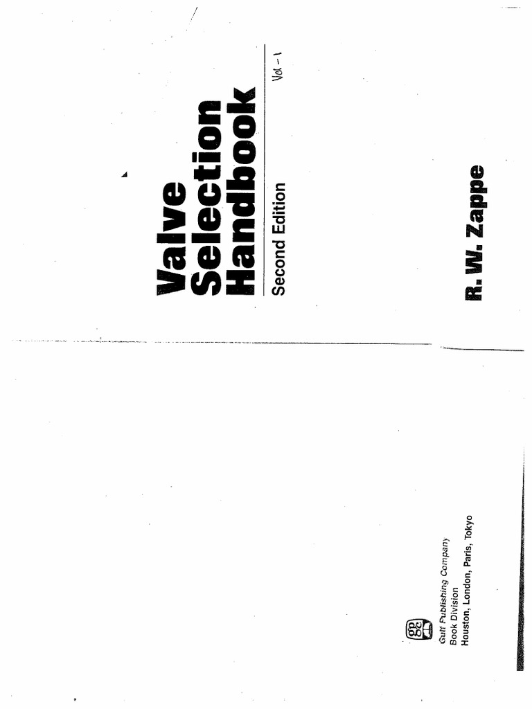Valve Selection Handbook | PDF
