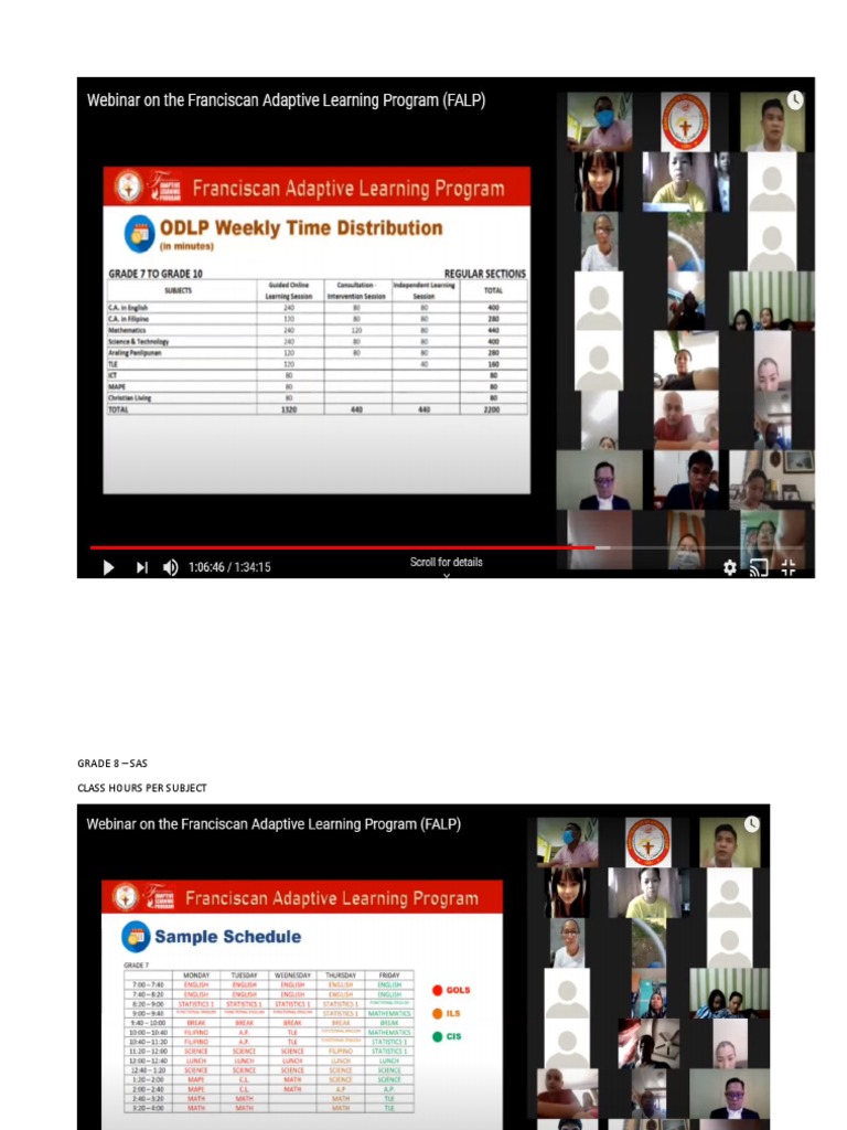 Grade 8 - Class Hour of Cjay | PDF