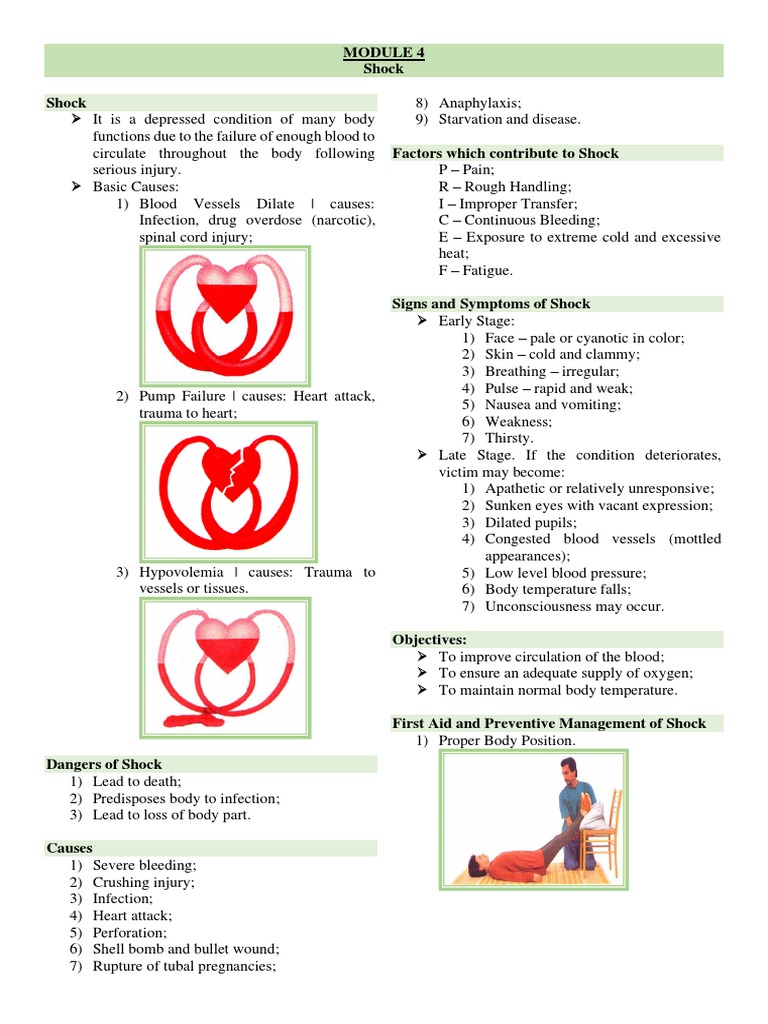 PPT Module 4 - Shock | PDF | Shock (Circulatory) | Physiology
