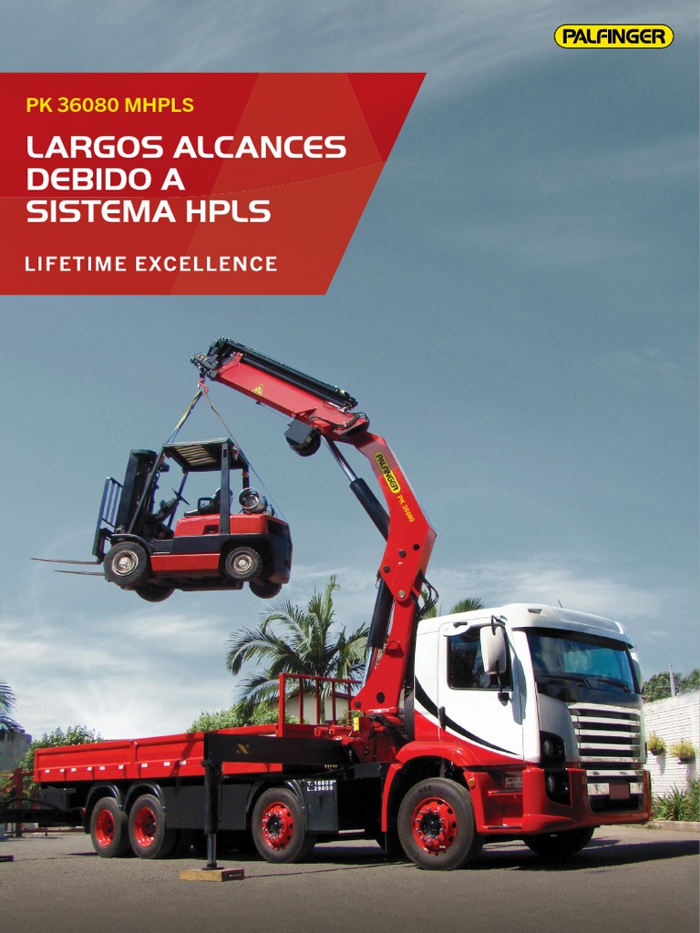 Ficha Técnica - Palfinger PK 36080 | PDF