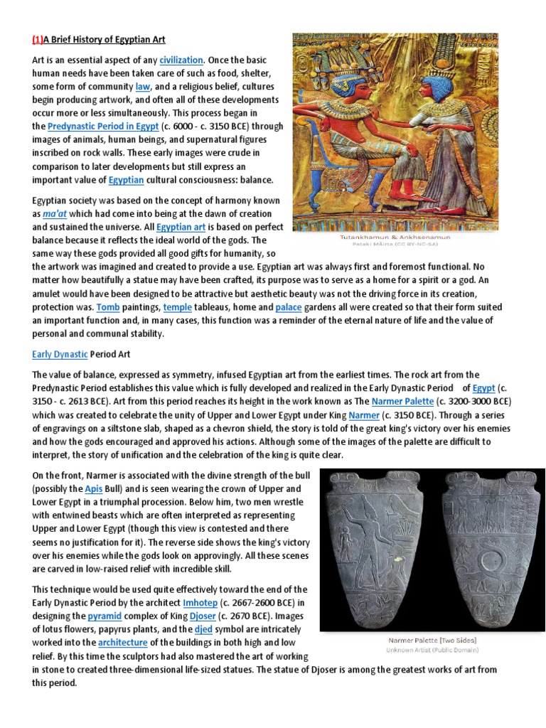 Egyptian Art Through the Ages | PDF | Ancient Egypt | Akhenaten