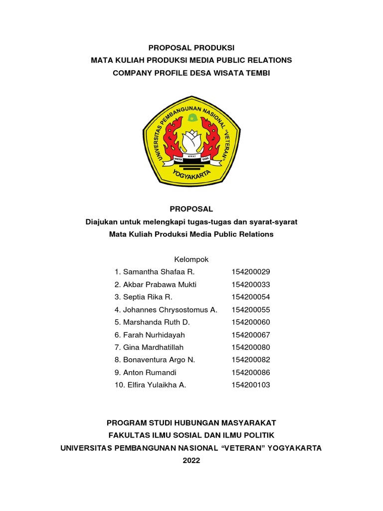 Proposal Produksi Promed A2 | PDF