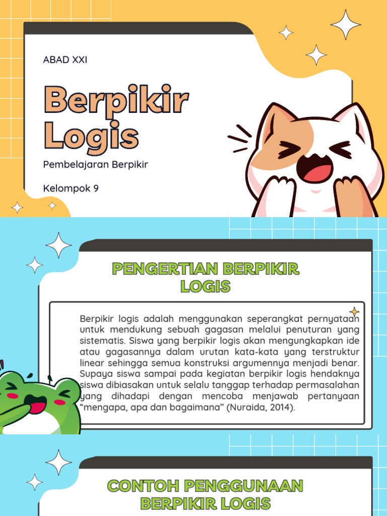 Pengertian dan Contoh Berpikir Logis | PDF