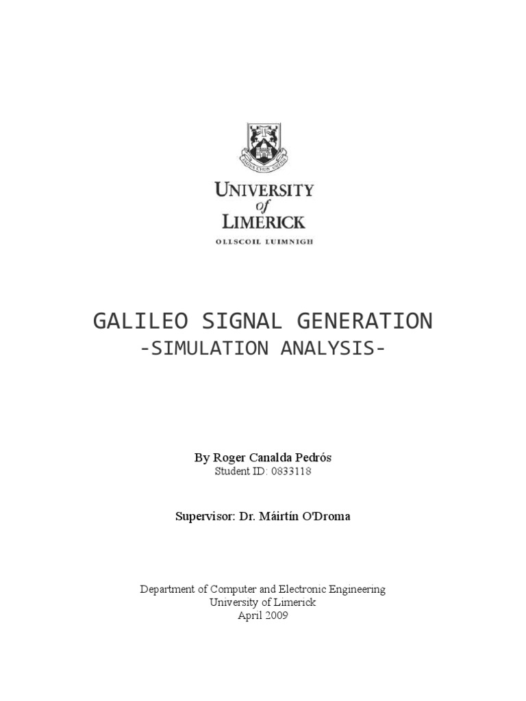 Galileo Mod | PDF | Modulation | Spectral Density