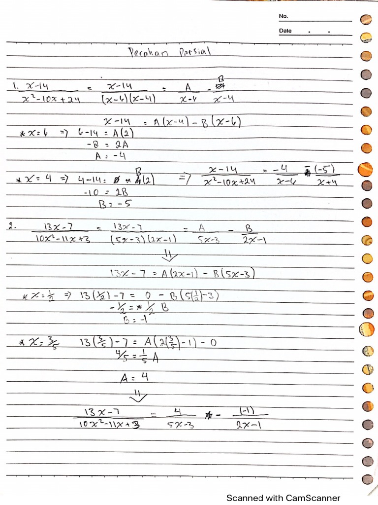 Pecahan Parsial | PDF