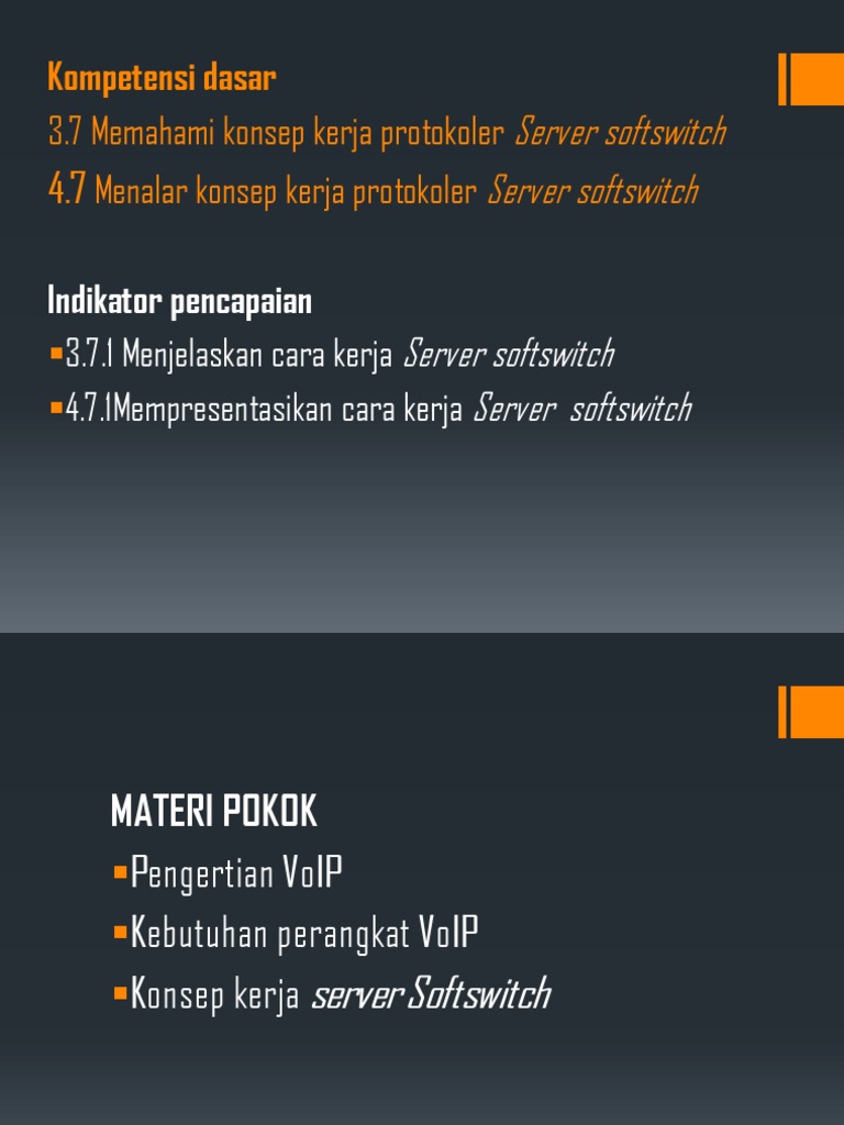 Konsep Kerja Softswitch Dan Diagram Komuniksi Voip | PDF