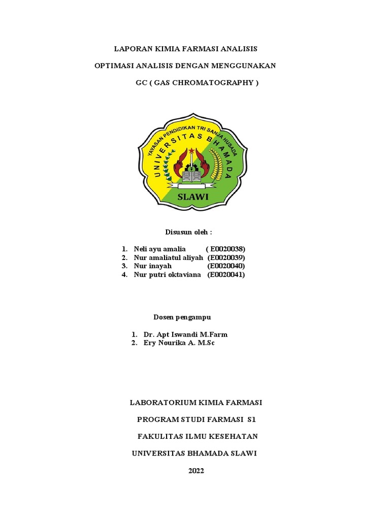 Kromatografi Gas Kelompok KFA | PDF
