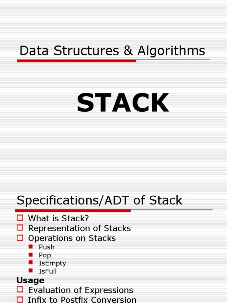 Stack | PDF | Computer Programming | Computing