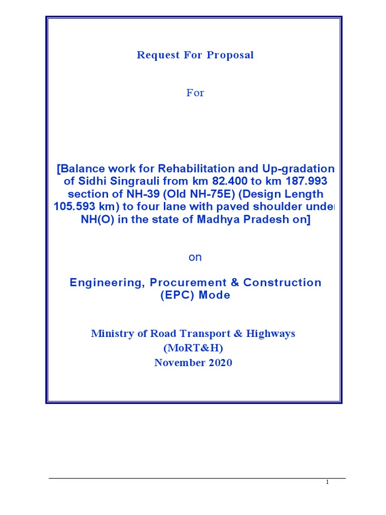 RFP Document | PDF