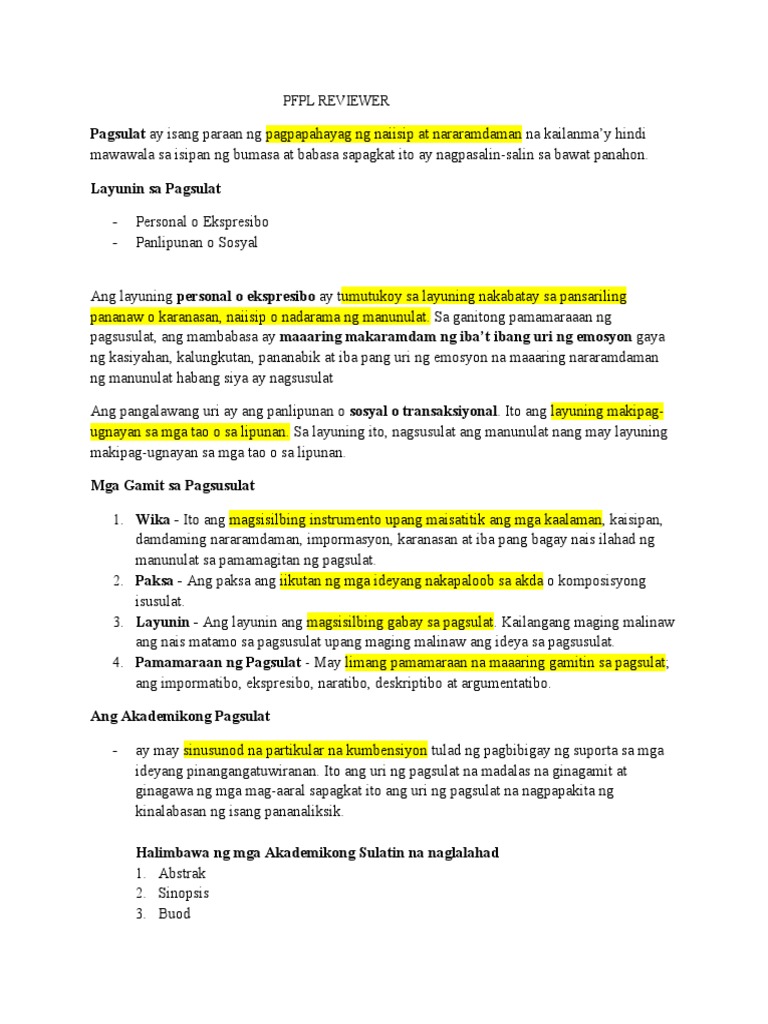 PFPL Reviewer | PDF