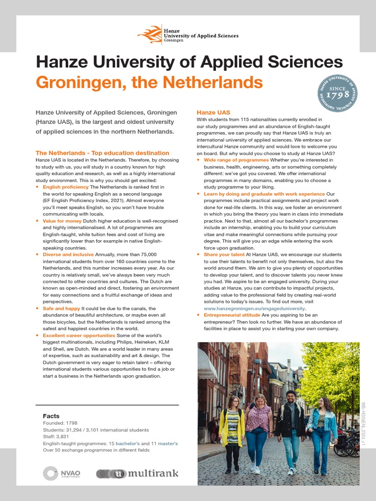 1 - Hanze Uninversity of Applied Sciences, Groningen, The Netherlands ...