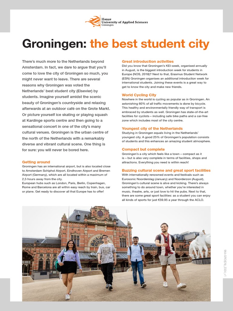 Discover Groningen: Student City Life | PDF | Transport