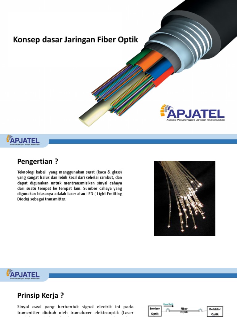 Konsep Dasar Jaringan Fiber Optic | PDF