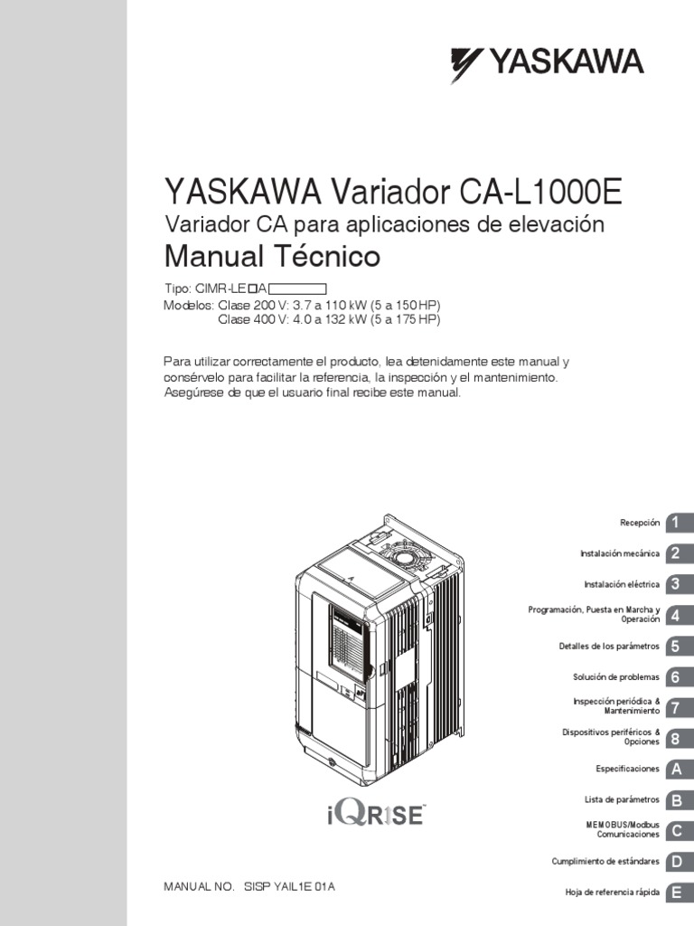 Manual Tecnico L1000E | PDF