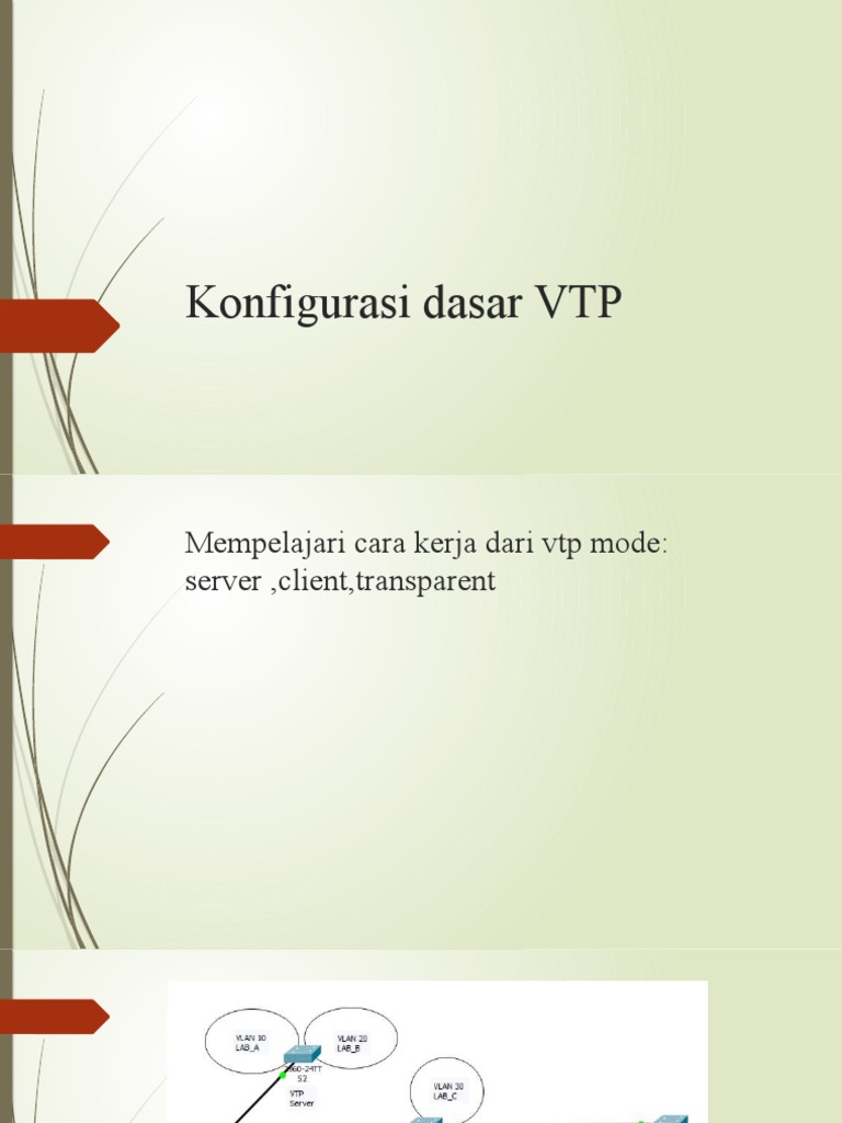 Konfigurasi Dasar VTP | PDF