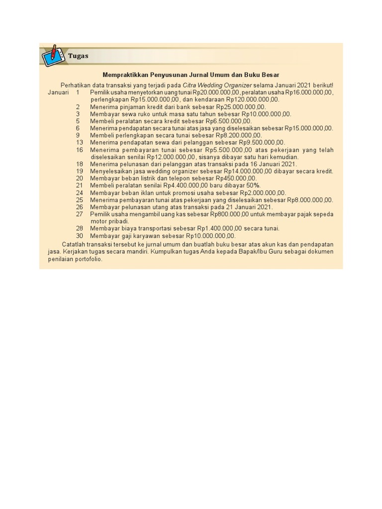 Hlm-80 Qr1 Eko Xii Bab 3 Penyusunan Jurnal Umum Dan Buku Besar | PDF
