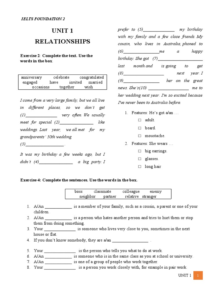 Unit 1 - Student | PDF