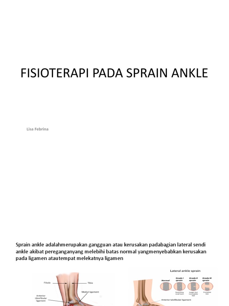 Sprain Ankle | PDF | Sains & Matematika
