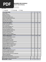 Childcare Staff Evaluation Form | PDF | Child Care | Classroom Management
