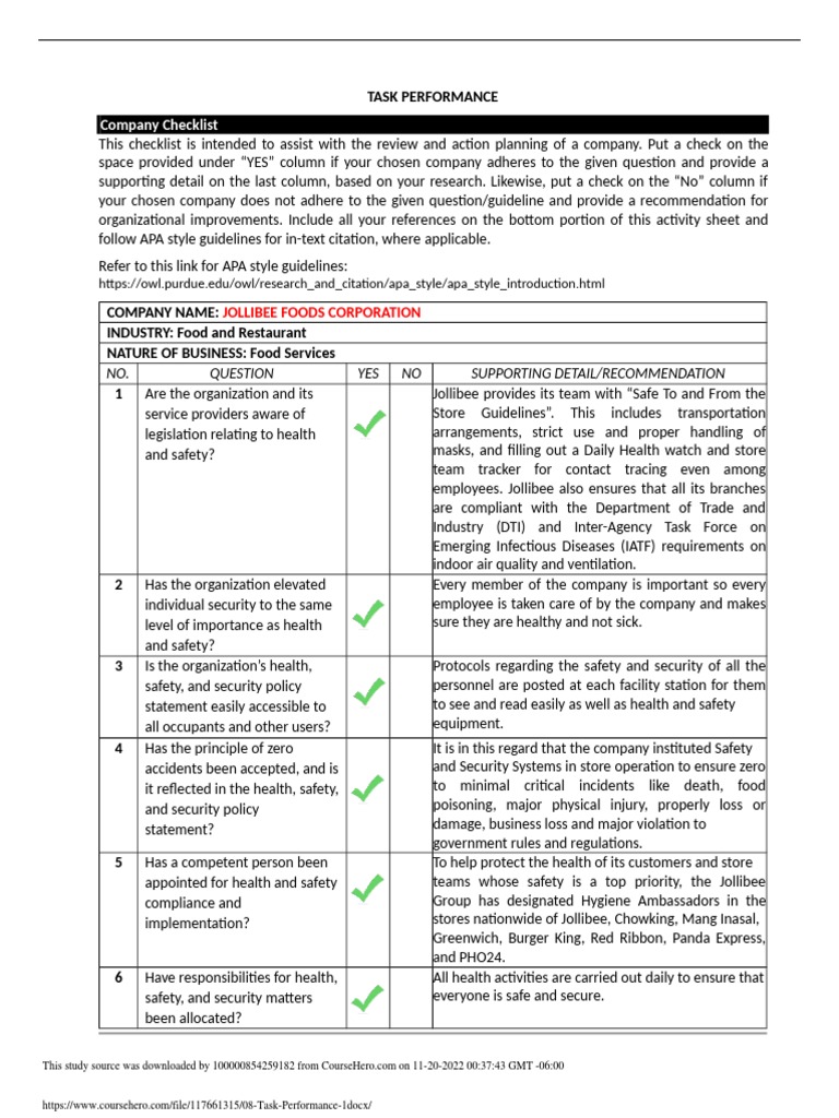 08 Task Performance 1 | PDF