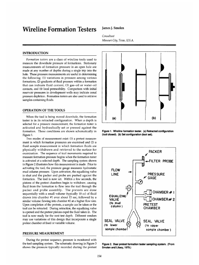Wire Line FM Tester | PDF | Pressure | Petroleum Reservoir