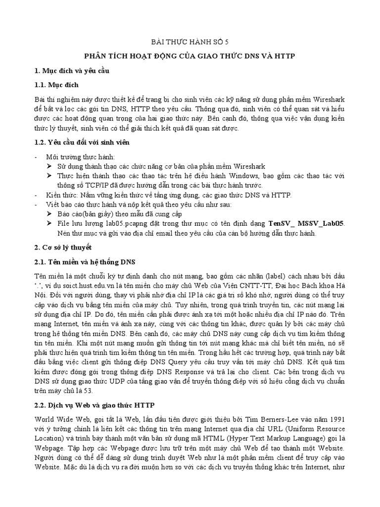 Lab05 HuongDan | PDF